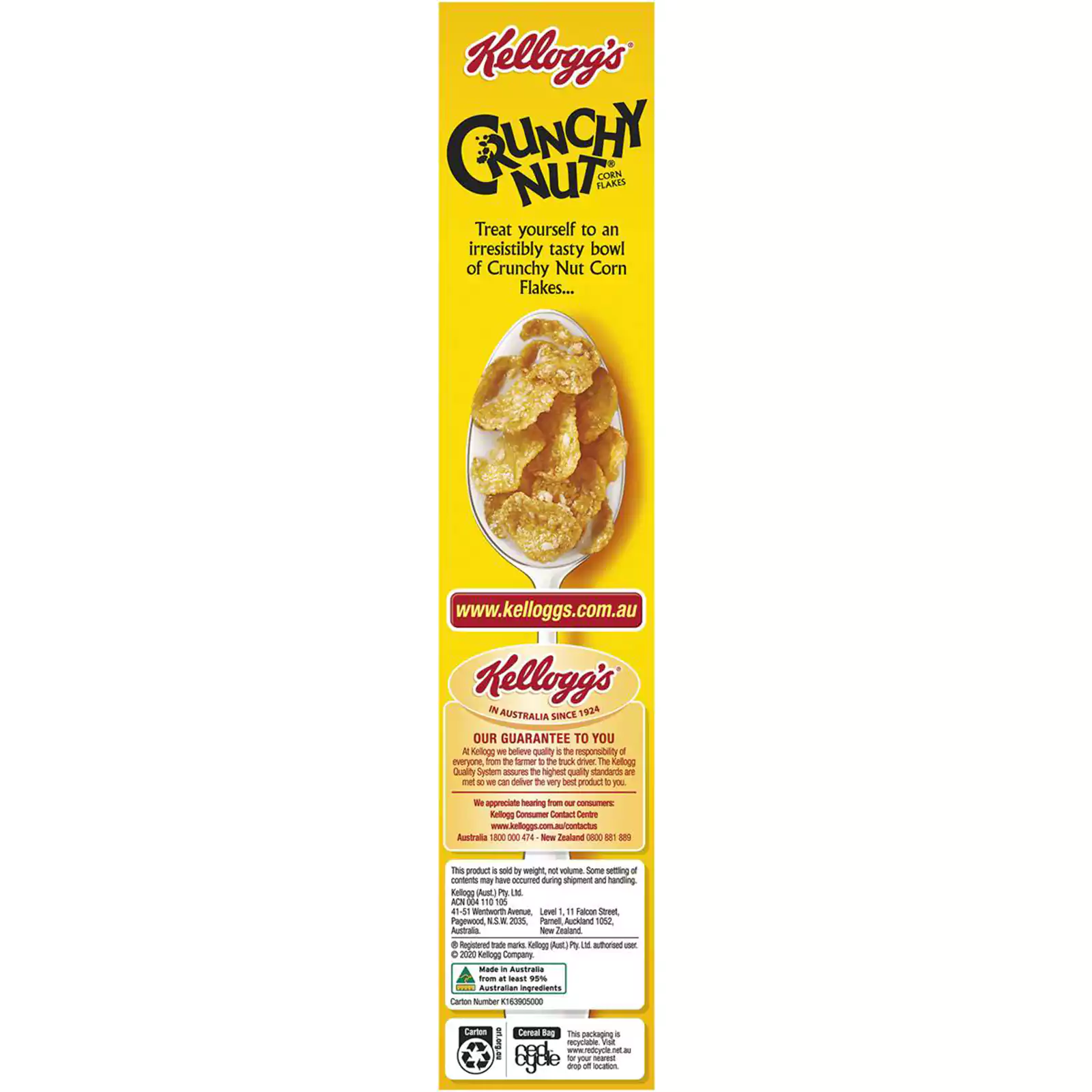 Kellogg’s Crunchy Nut Corn Flakes Breakfast Cereal 380g – Fair Price ...