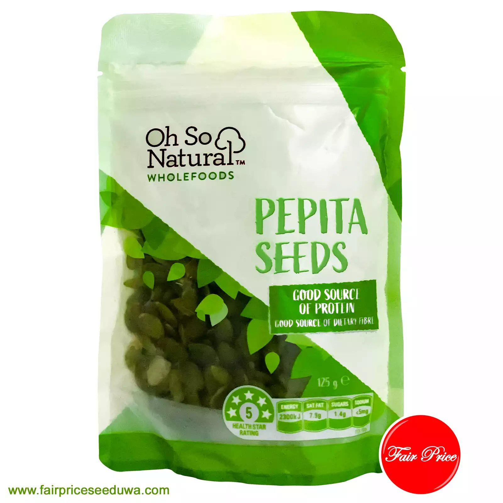 Oh So Natural Pepita Seeds 125g Fair Price Seeduwa