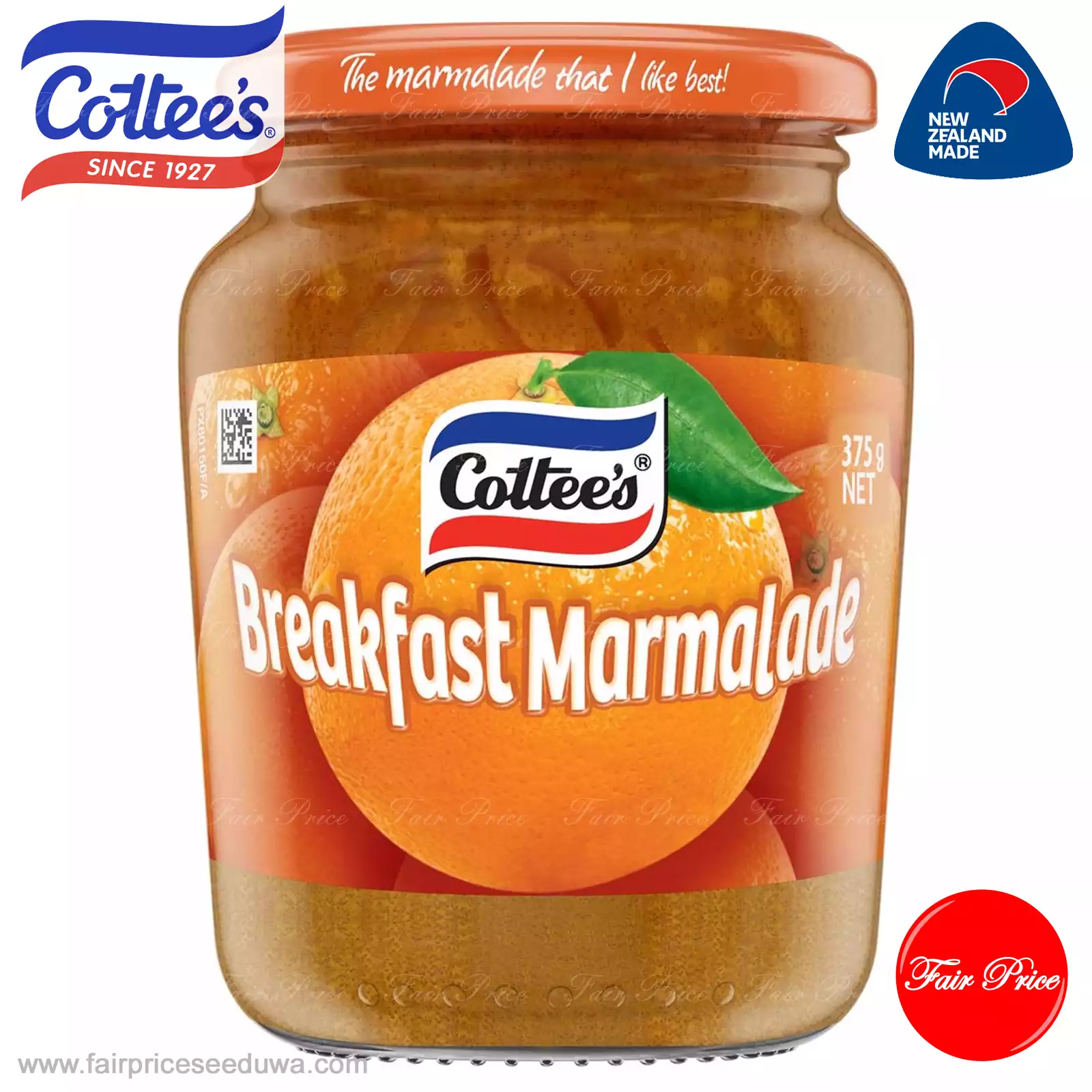 Cottees Breakfast Marmalade 375g – Fair Price – Seeduwa