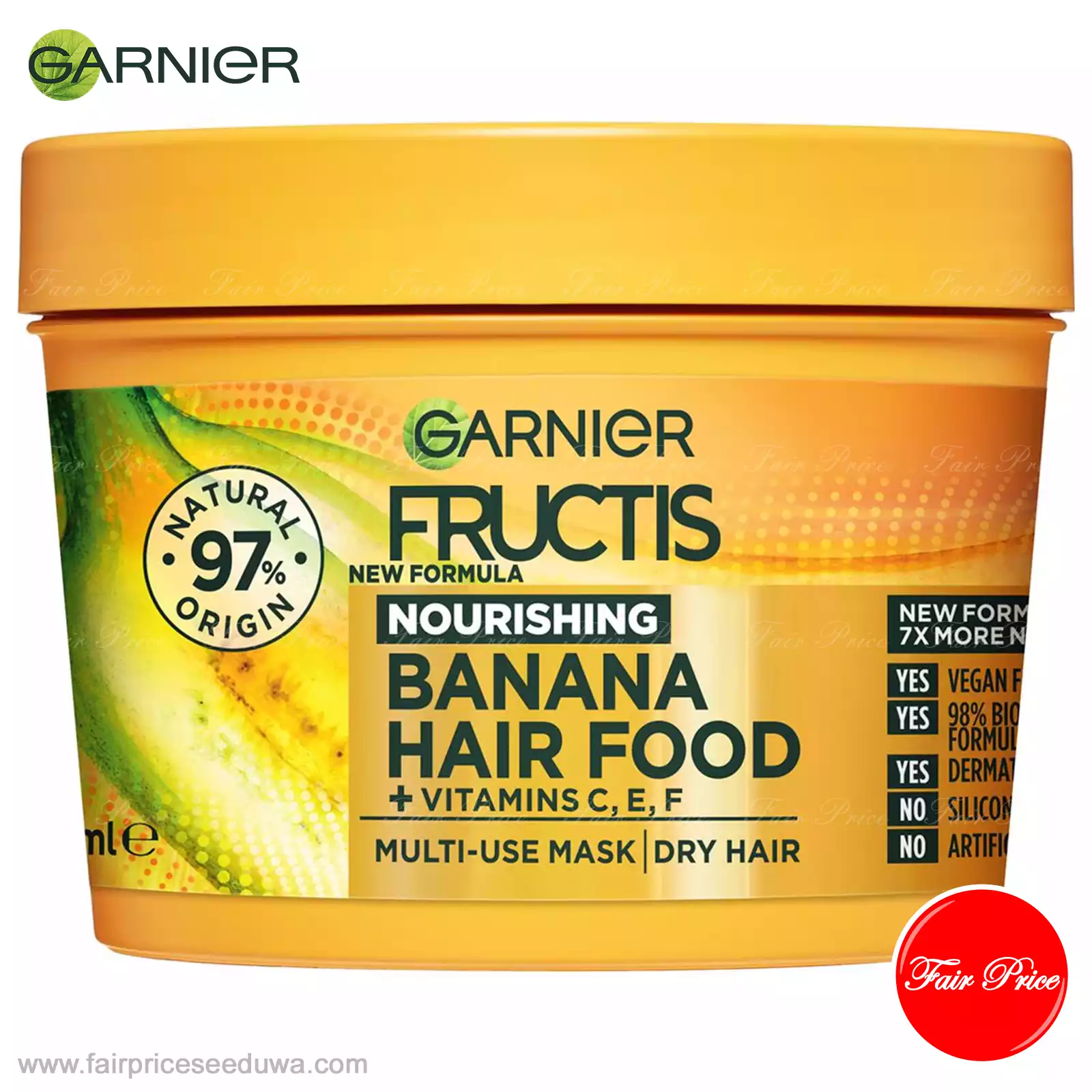 Garnier Fructis Hair Food Nourishing Banana 390ml – Fair Price – Seeduwa