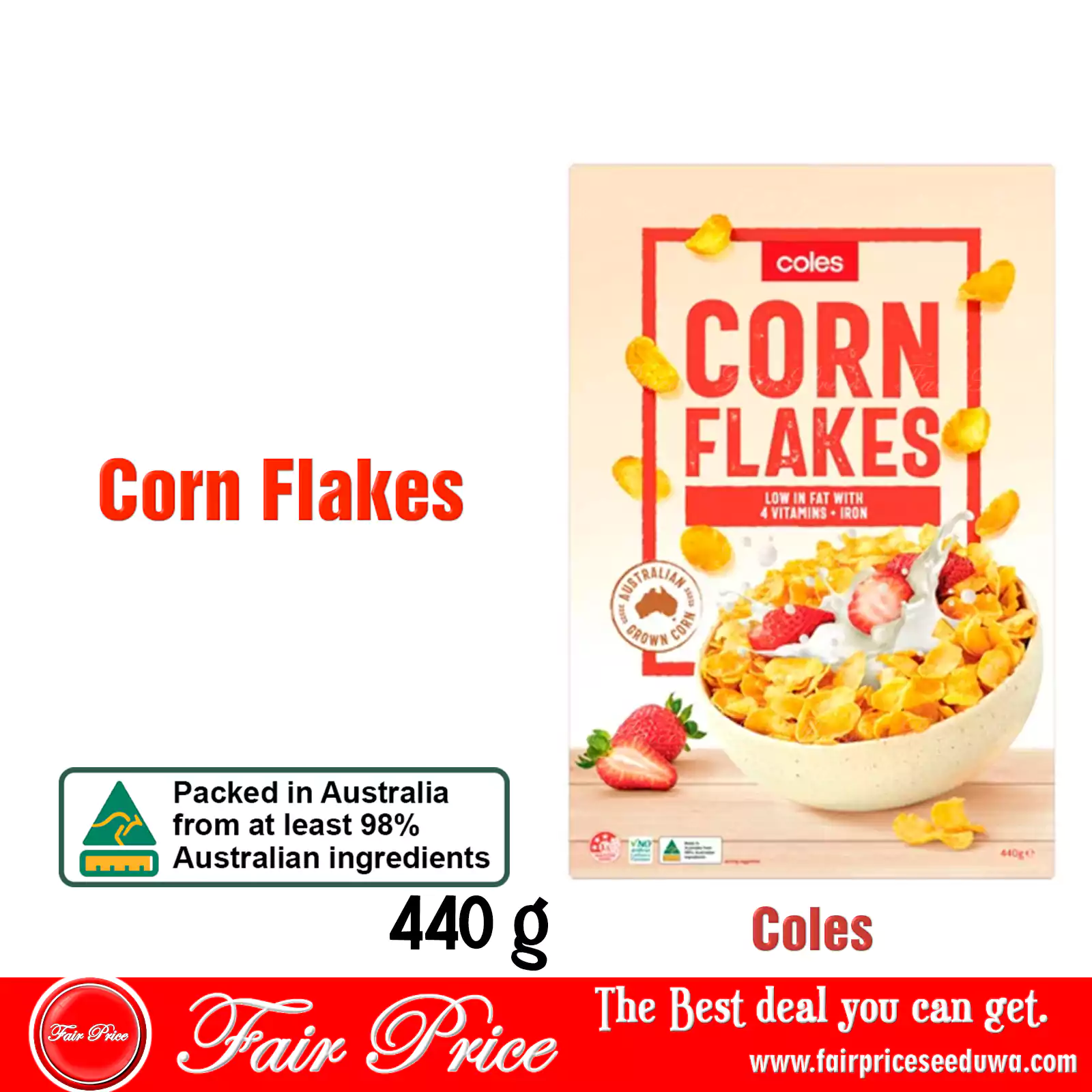 Corn Flakes 440g – Fair Price – Seeduwa